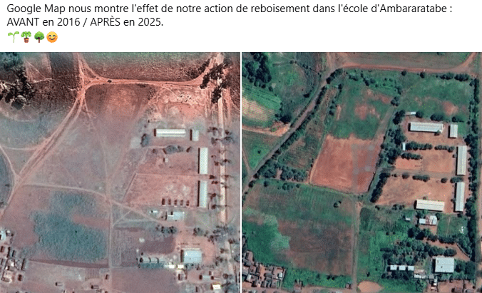 Voir notre action depuis le ciel - Un Filleul Pour Madagascar